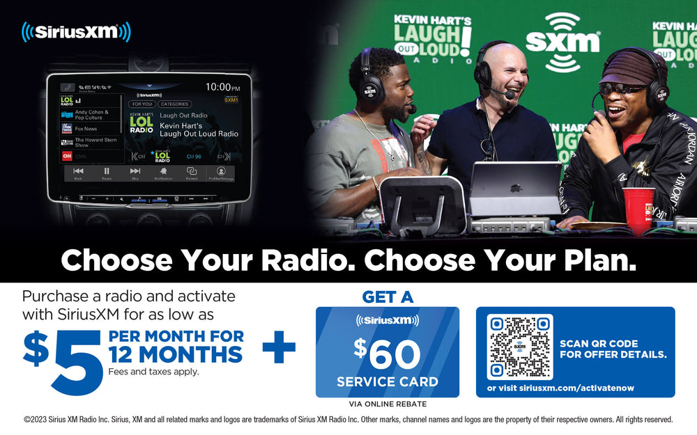 SiriusXM Satellite Radio OEM Factory Factory Radio Installation Kits